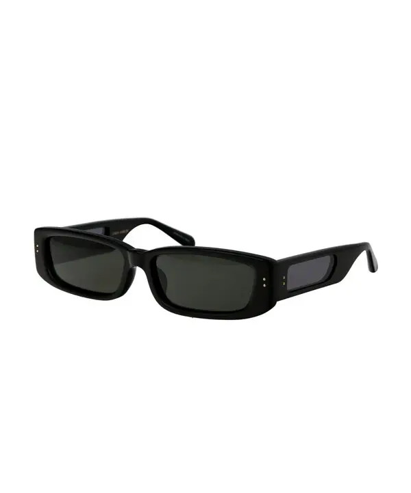 Linda Farrow Rectangular Frame Sunglasses - Black