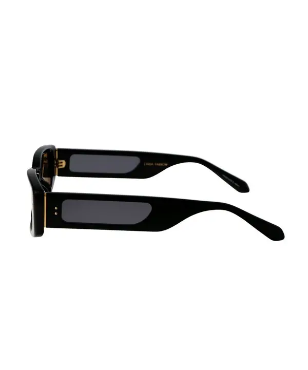 Linda Farrow Rectangular Frame Sunglasses - Black
