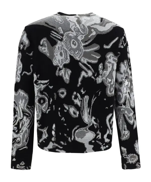 Alexander McQueen Skull Intarsia-knit Crewneck Jumper