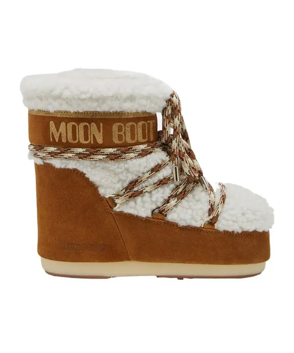 Moon Boot Lace-up Shearling Boots