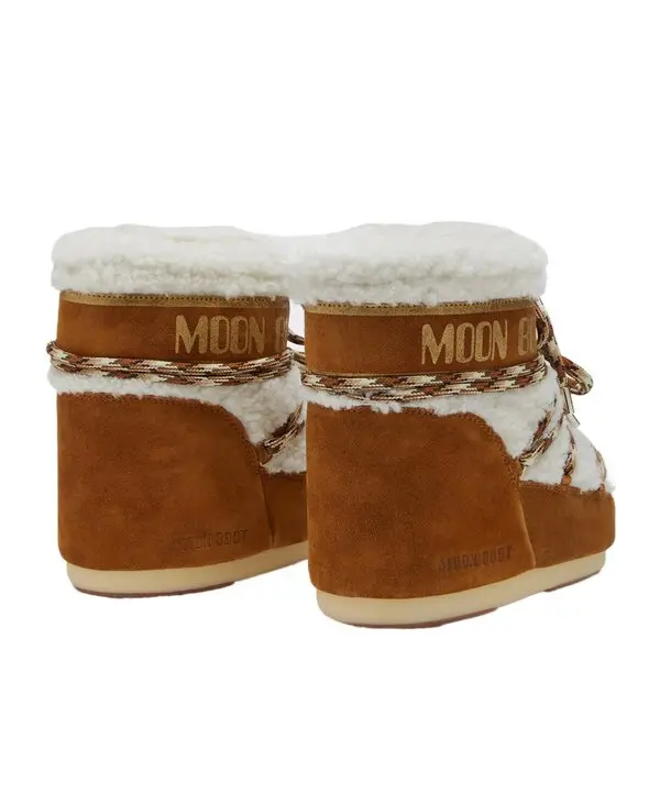 Moon Boot Lace-up Shearling Boots