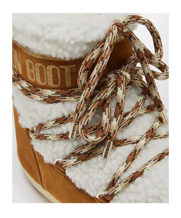 Moon Boot Lace-up Shearling Boots