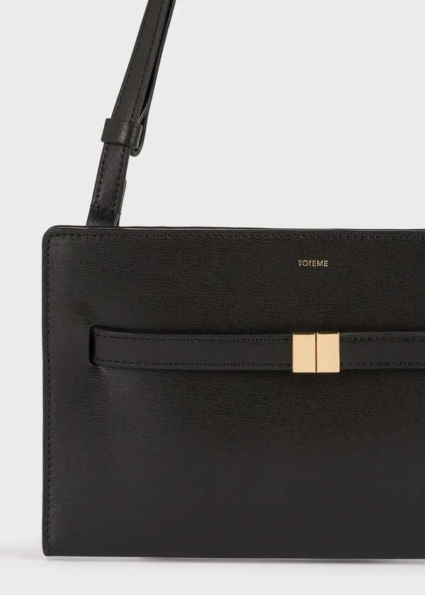 TOTEME Belted Crossbody Bag - Black