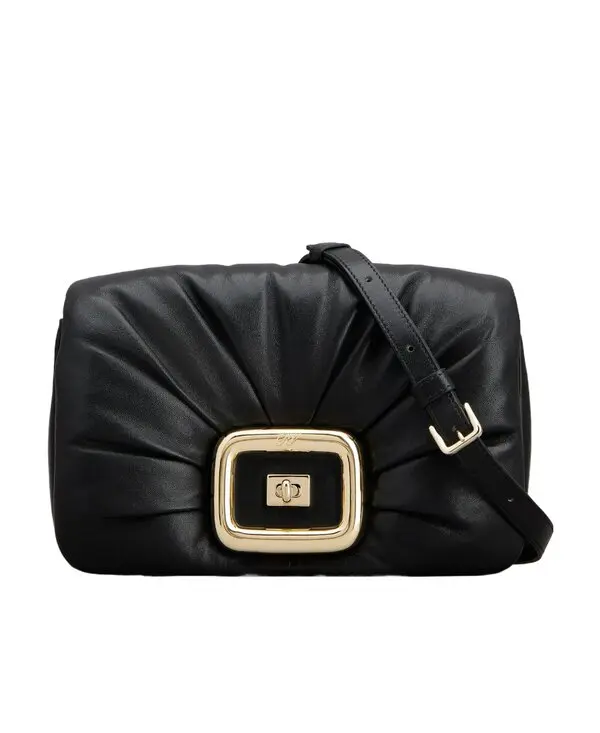 ROGER VIVIER Viv' Choc Shoulder Bag - Black