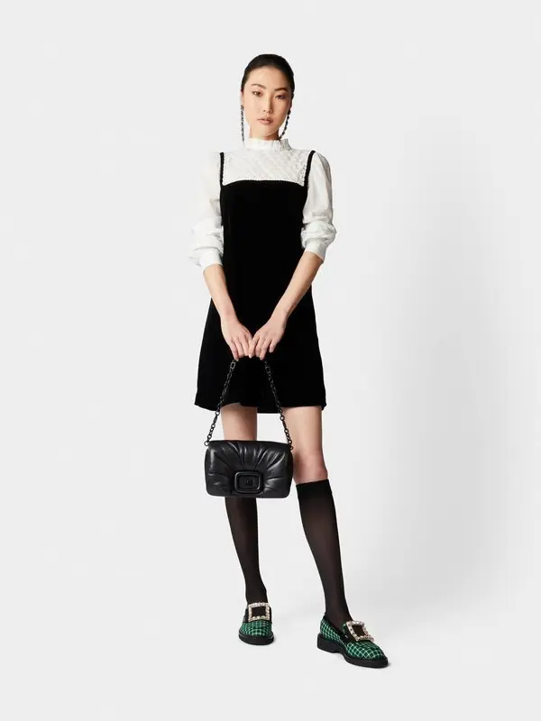 ROGER VIVIER Viv' Choc Shoulder Bag - Black