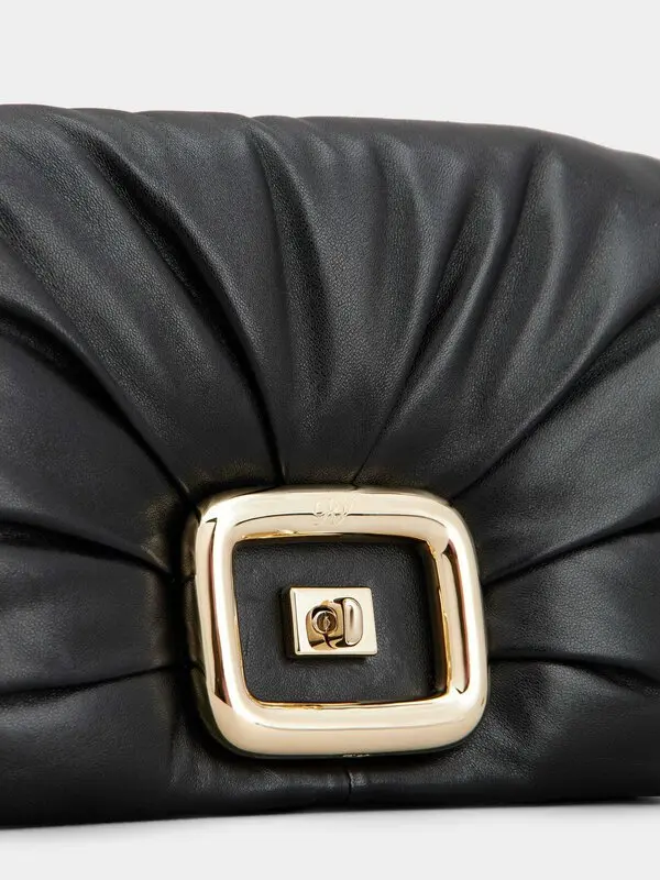 ROGER VIVIER Viv' Choc Shoulder Bag - Black