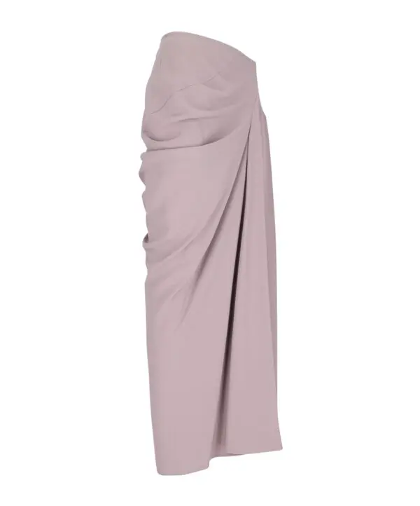 Dries Van Noten Ruched High-low Waist Dress