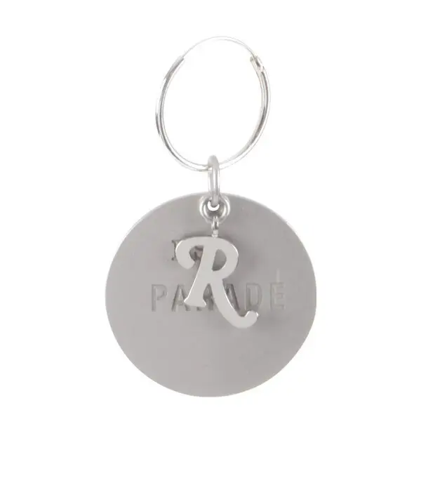 Raf Simons Round Single Earring - Gray