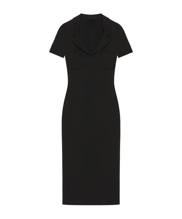 Givenchy 4g Detail Midi Dress - Black