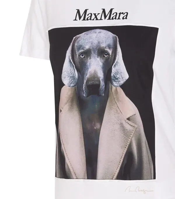Max Mara Cipria Graphic Printed Crewneck T-shirt