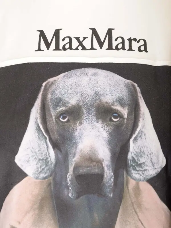 Max Mara Cipria Graphic Printed Crewneck T-shirt