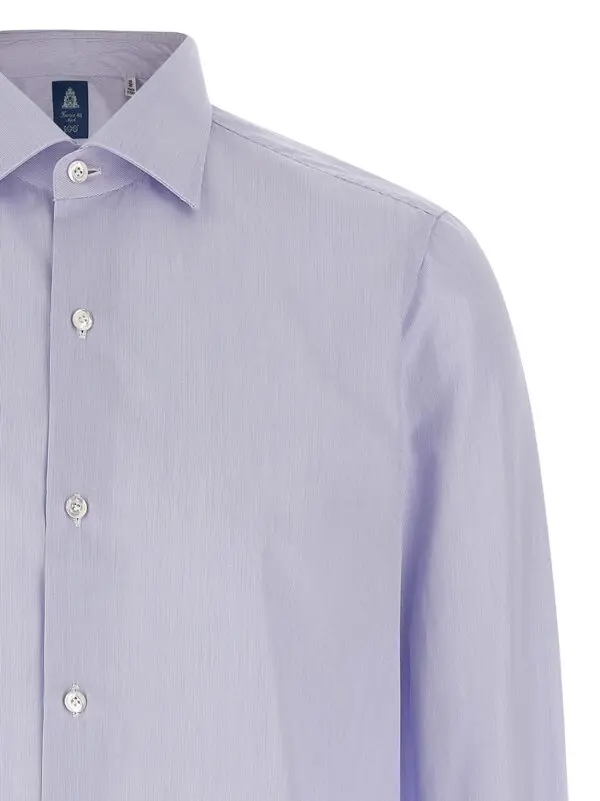 FINAMORE 1925 Striped Button-up Shirt