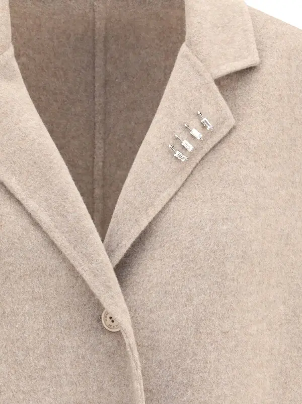 Ermanno Scervino Button-fastening Flap-pocket Coat