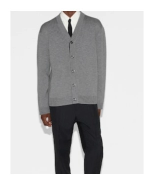 Gucci V-neck Cardigan With Webbing Detail