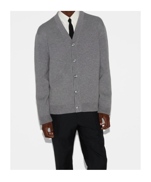 Gucci V-neck Cardigan With Webbing Detail