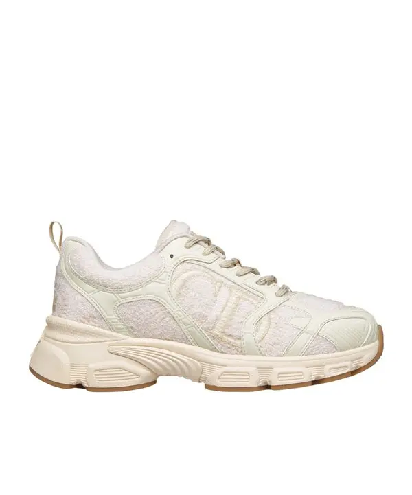 Dior Christian Chrono Lace-up Sneakers - Beige