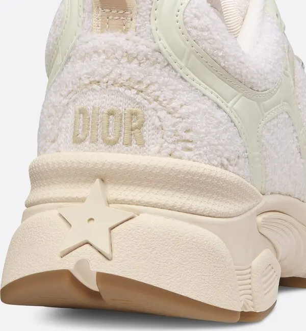 Dior Christian Chrono Lace-up Sneakers - Beige