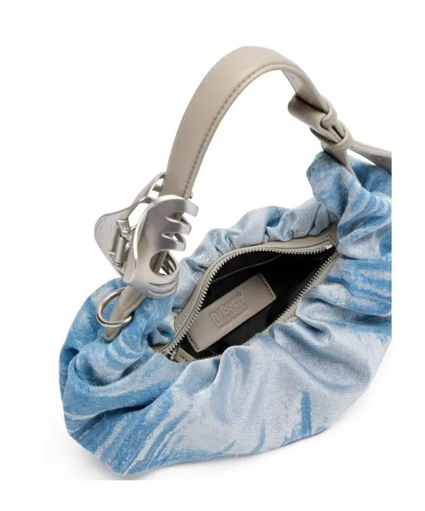 DIESEL® Grab-d Scrunched Hobo Bag - Blue