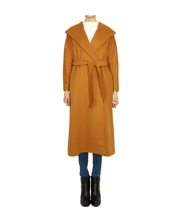 Max Mara Long-sleeved Lace Coat