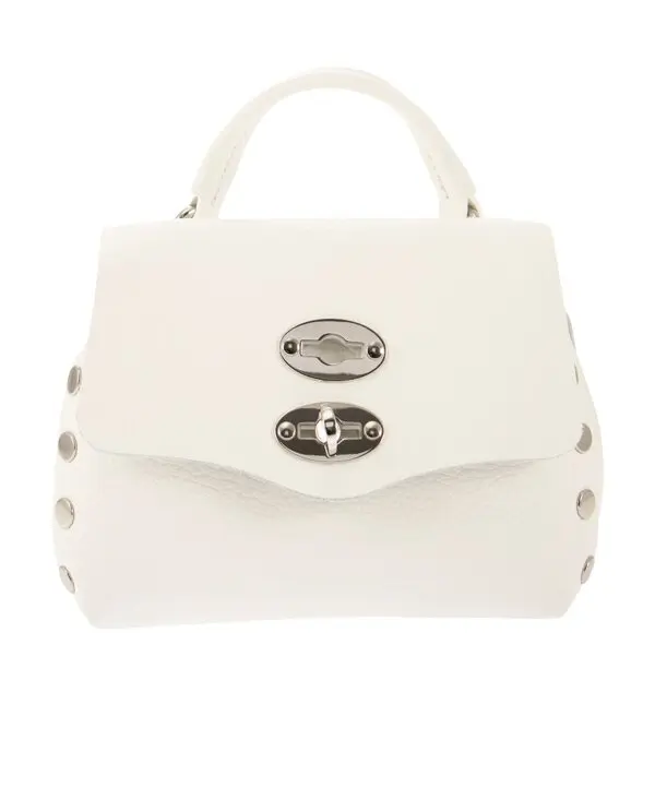 ZANELLATO Logo Shoulder Bag - White