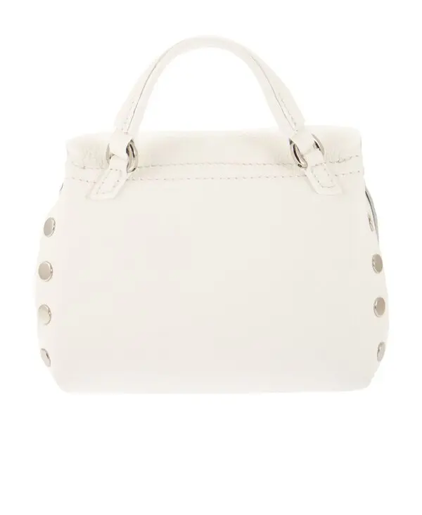 ZANELLATO Logo Shoulder Bag With Stud Embellishments