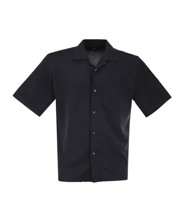 Herno Short Sleeve Shirt - Black