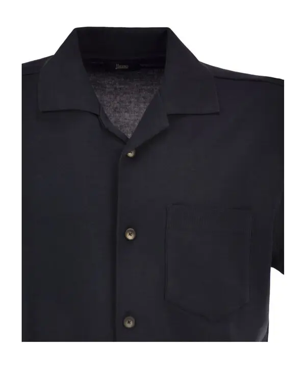 Herno Short Sleeve Shirt - Black