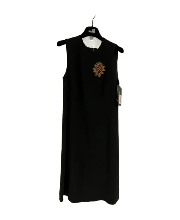 Dolce & Gabbana Embellished Round Neck Sleeveless Dress