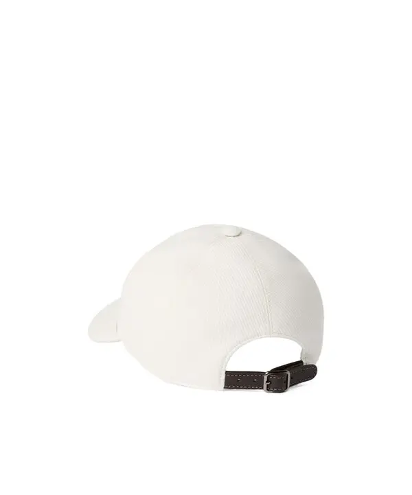 Brunello Cucinelli Embellished Baseball Cap - White