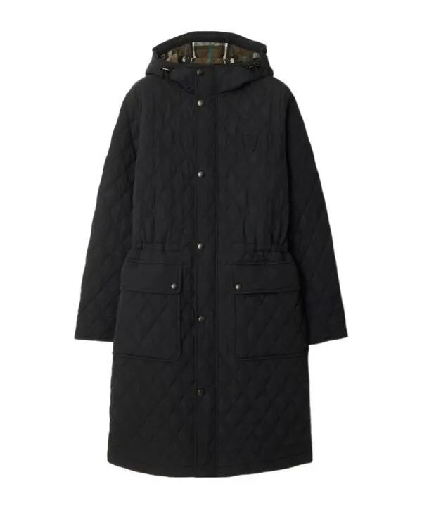 Burberry Quilted Hooded Down Coat