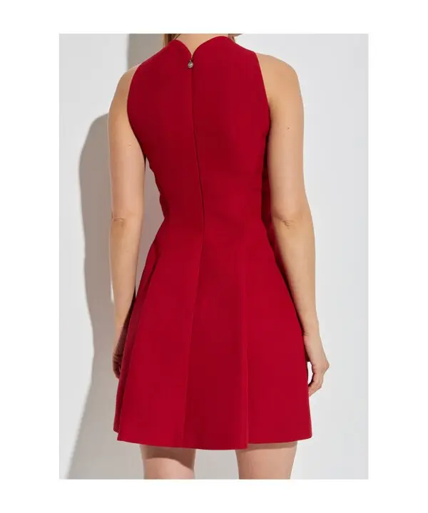 Versace Sleeveless Mini Dress With Medusa Head Appliqu