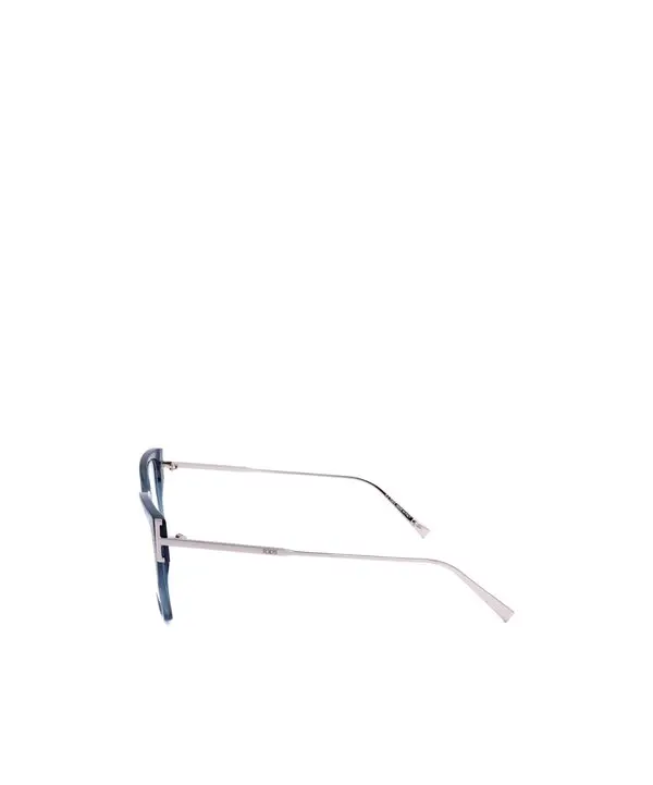 TOD'S Geometric Frame Eyeglasses - Blue