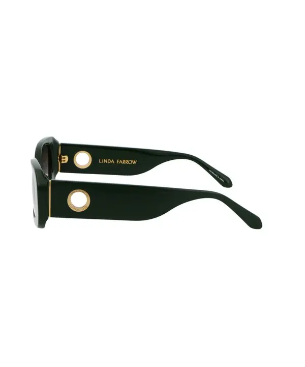 Linda Farrow Geometric Sunglasses