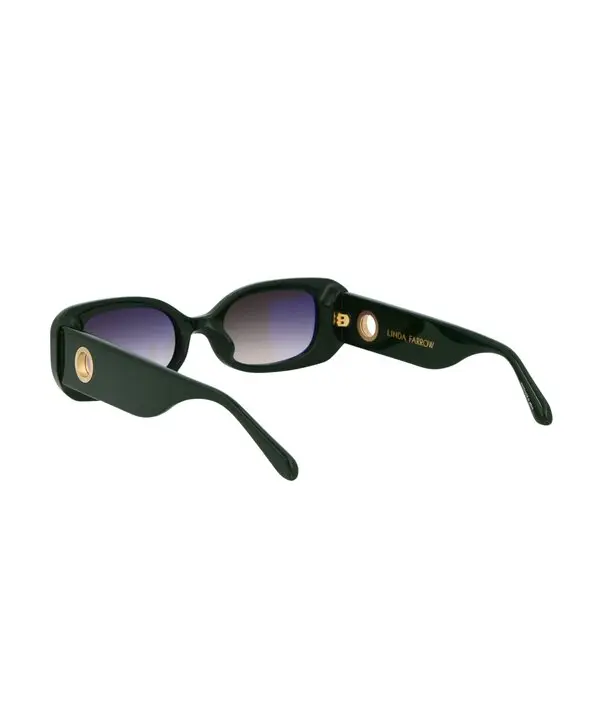 Linda Farrow Geometric Sunglasses
