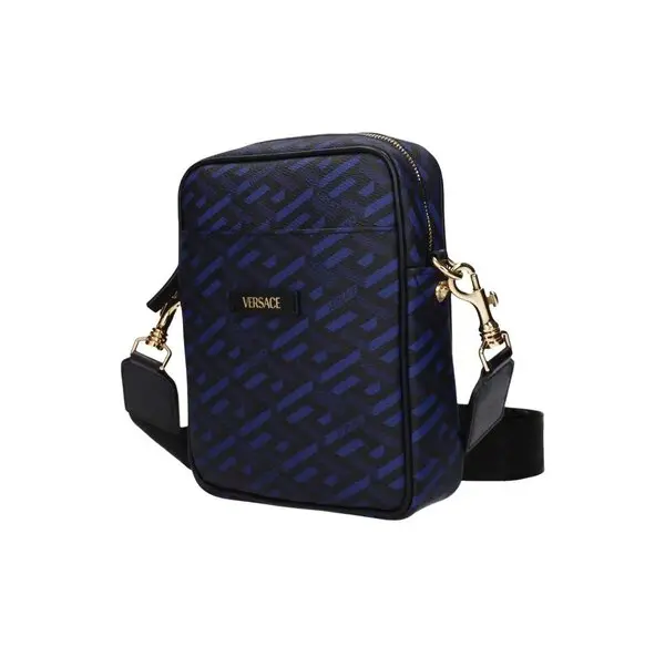 Versace Logo Print Shoulder Bag