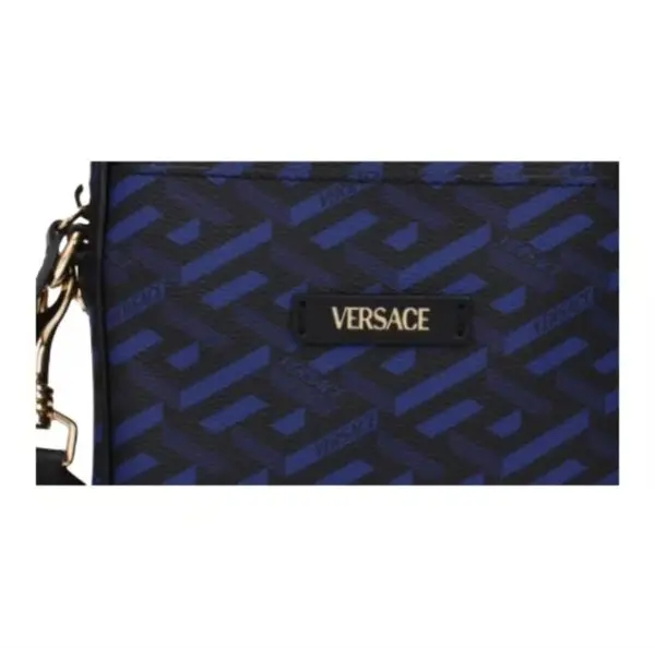 Versace Logo Print Shoulder Bag