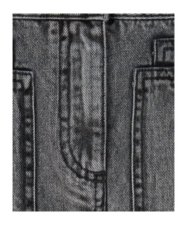 Attico The Denim Mini Skirt