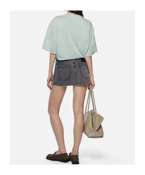 Attico The Denim Mini Skirt