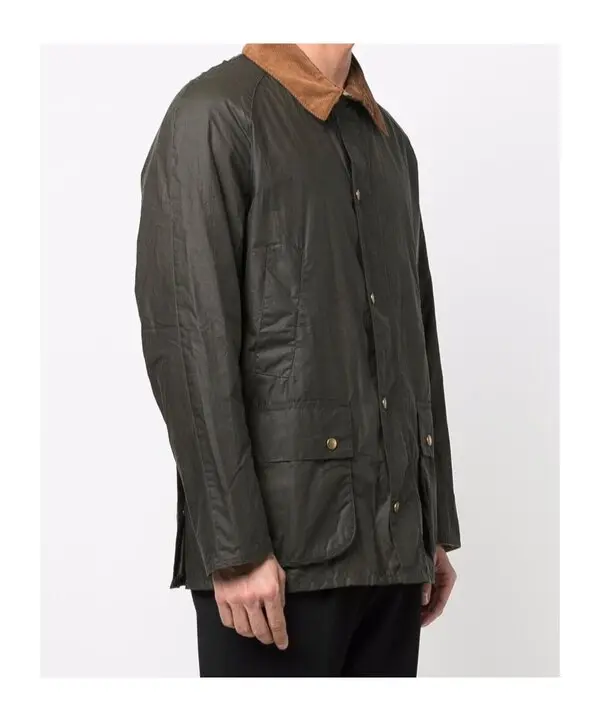 Barbour Ashby Waxed Cotton Jacket - Green