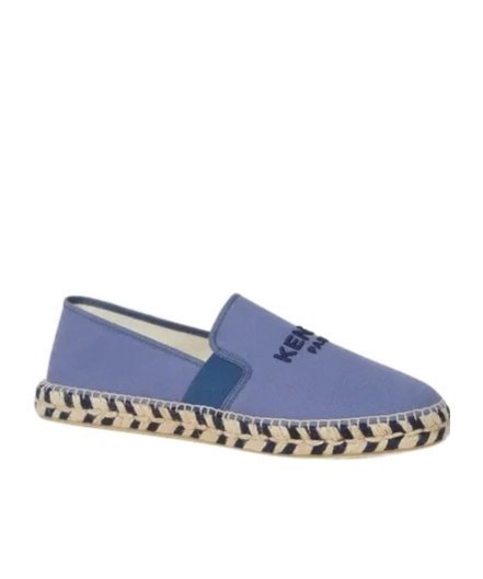Kenzo Logo Embroidered Slip-on Shoes - Lavender