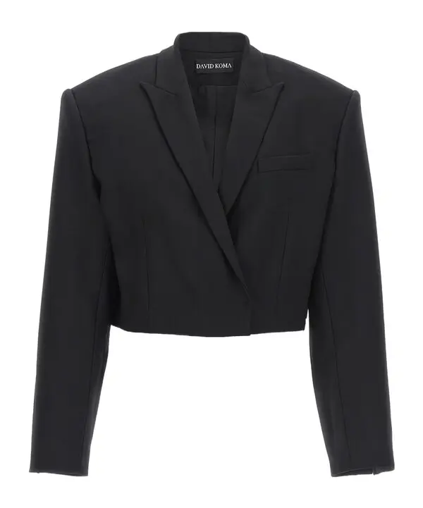 David Koma Tailored Cropped Jacket