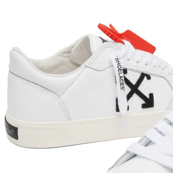 Off-White Vulcanized Lace-up Sneakers - White