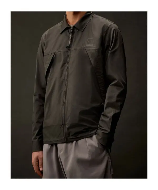 C.P. COMPANY Logo Patch Zip Jacket