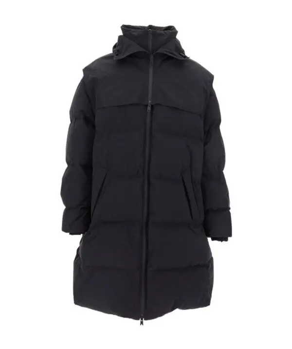 Bottega Veneta Padded Hooded Coat - Black