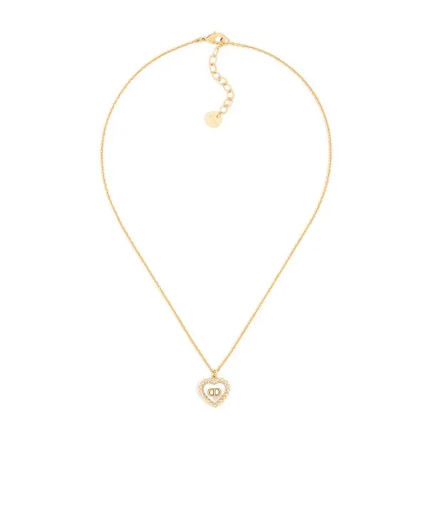 Dior Petit Cd Baroque Necklace - Golden
