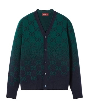 Gucci Monogrammed Button-up Cardigan