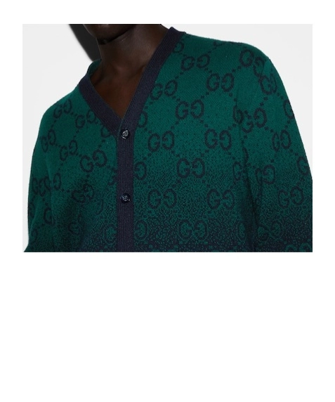 Gucci Monogrammed Button-up Cardigan