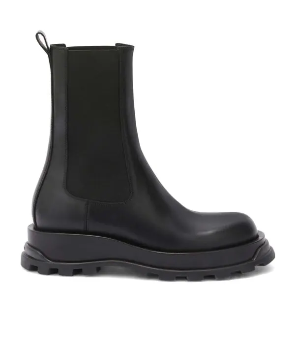 JIL SANDER Chelsea Boots With Vibram Soles - Black