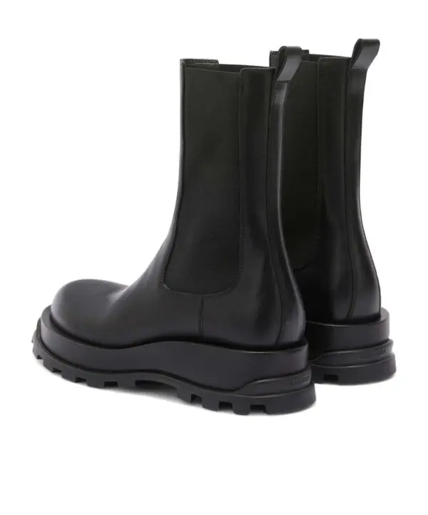 JIL SANDER Chelsea Boots With Vibram Soles - Black