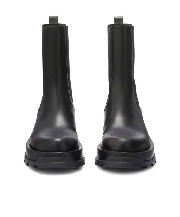 JIL SANDER Chelsea Boots With Vibram Soles - Black